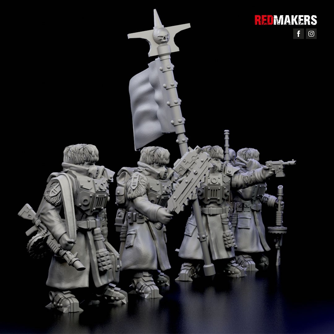 ICE WARRIORS COMMAND SQUAD (4U) – Wargame Exclusive