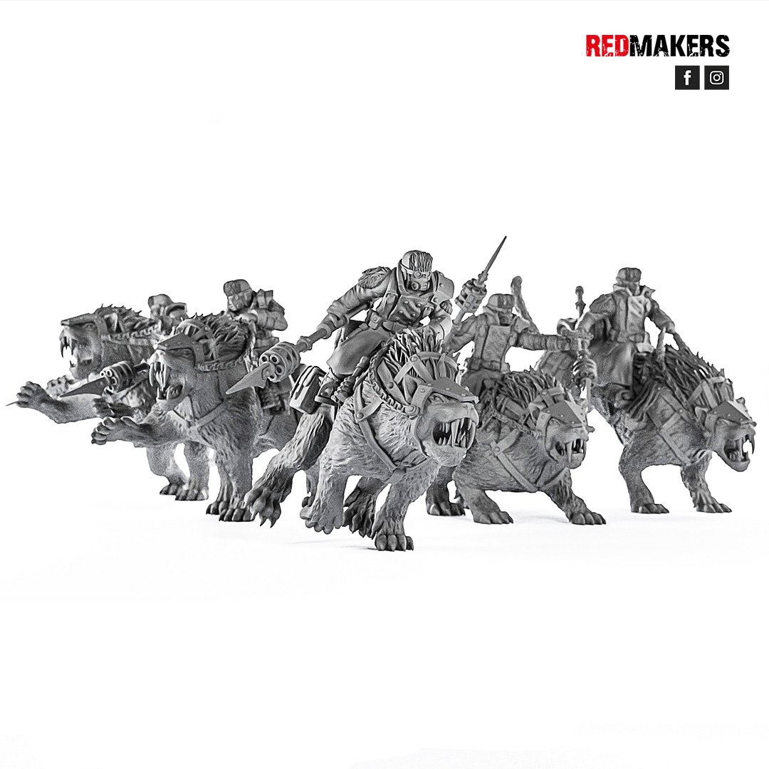 ICE WARRIORS RIDERS (5U) – Wargame Exclusive