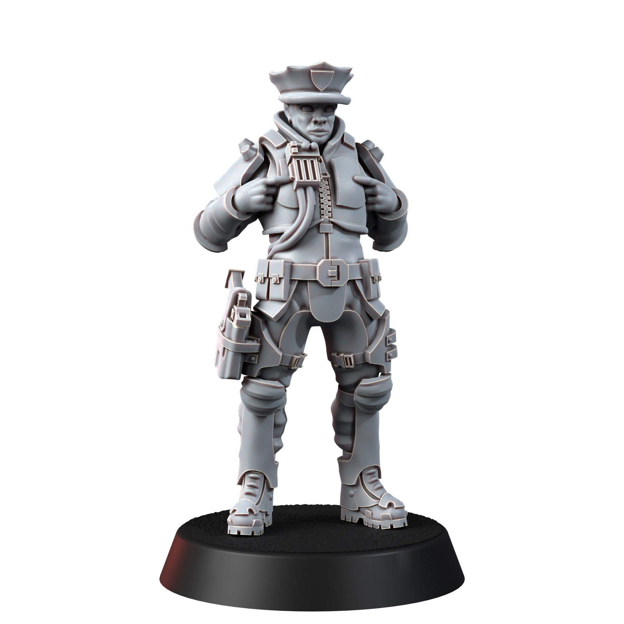 IMPERIAL CYBERHIVE POLICE OFFICERS (3U) – Wargame Exclusive