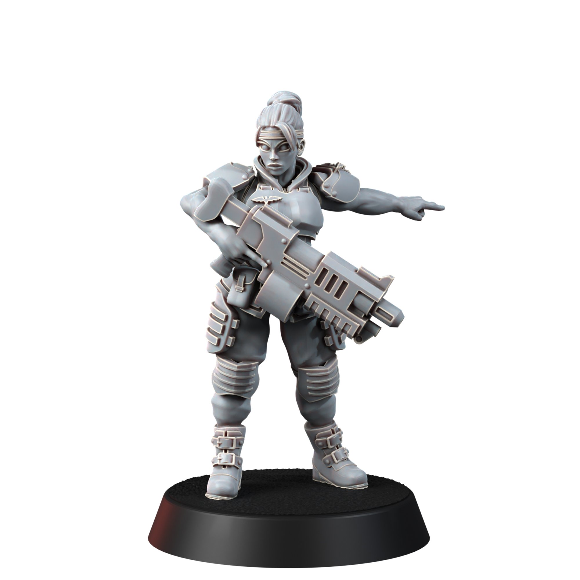 IMPERIAL SOLDIERS FEMALE OFFICER TEAM (5U) – Wargame Exclusive