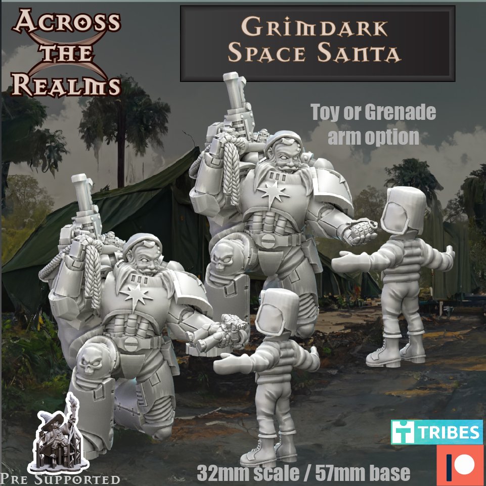 GRIMDARK SPACE SANTA – Wargame Exclusive