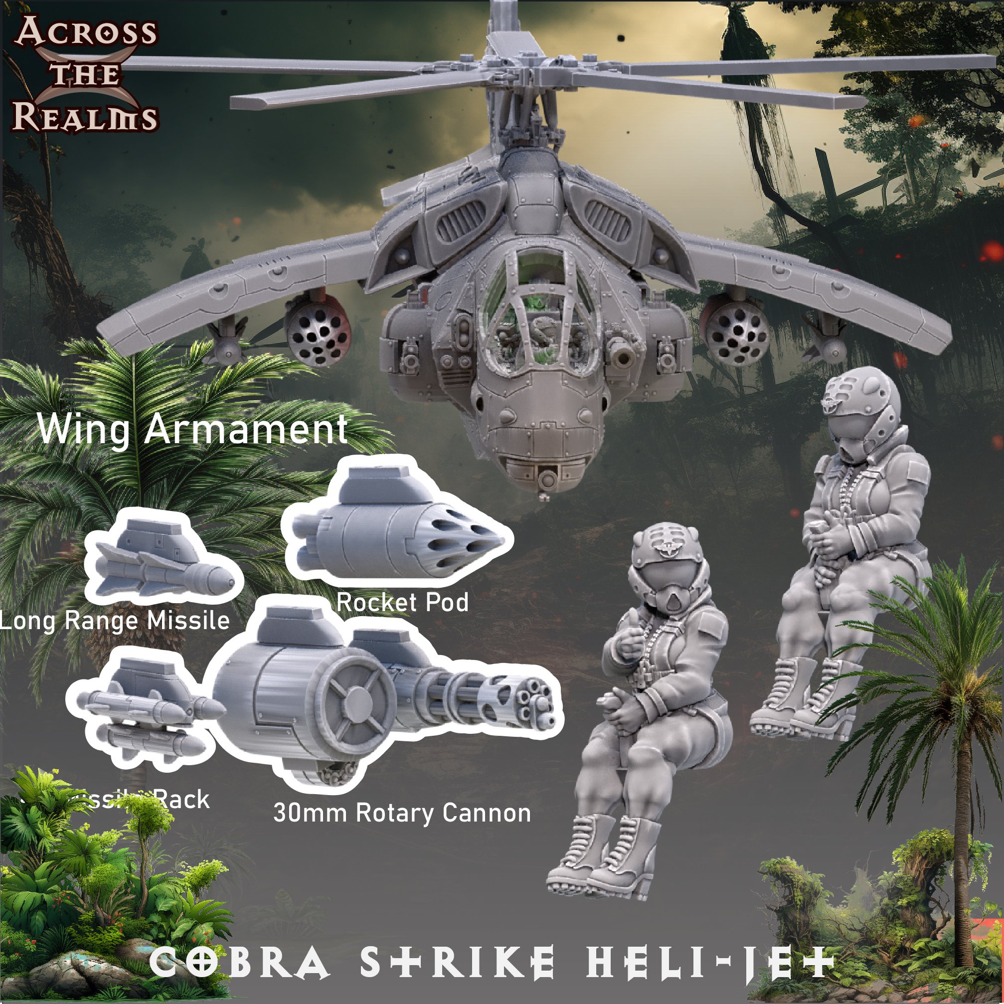 JUNGLE FIGHTERS COBRA HELI-JET – Wargame Exclusive