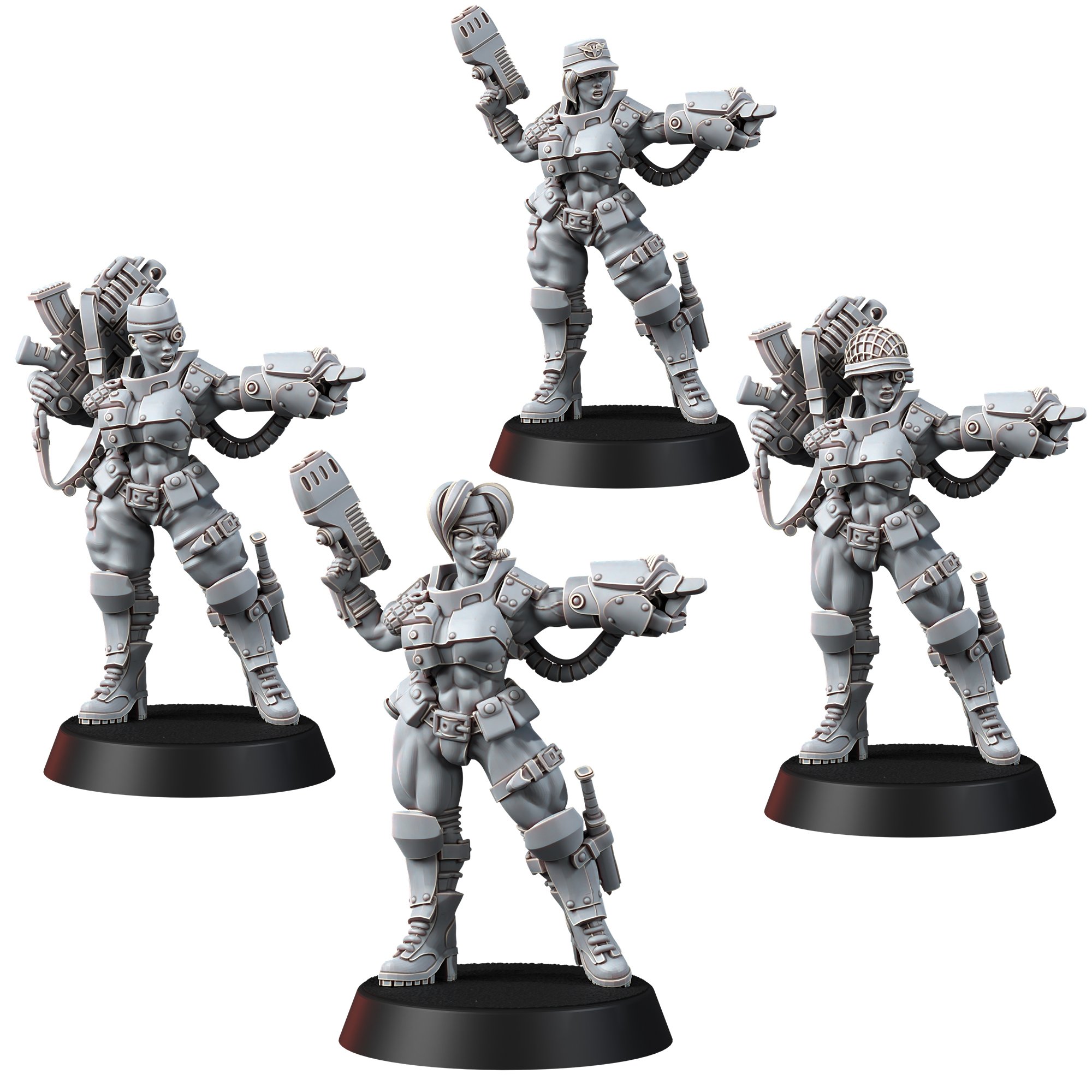 JUNGLE FIGHTERS LIEUTENANTS (4U) – Wargame Exclusive
