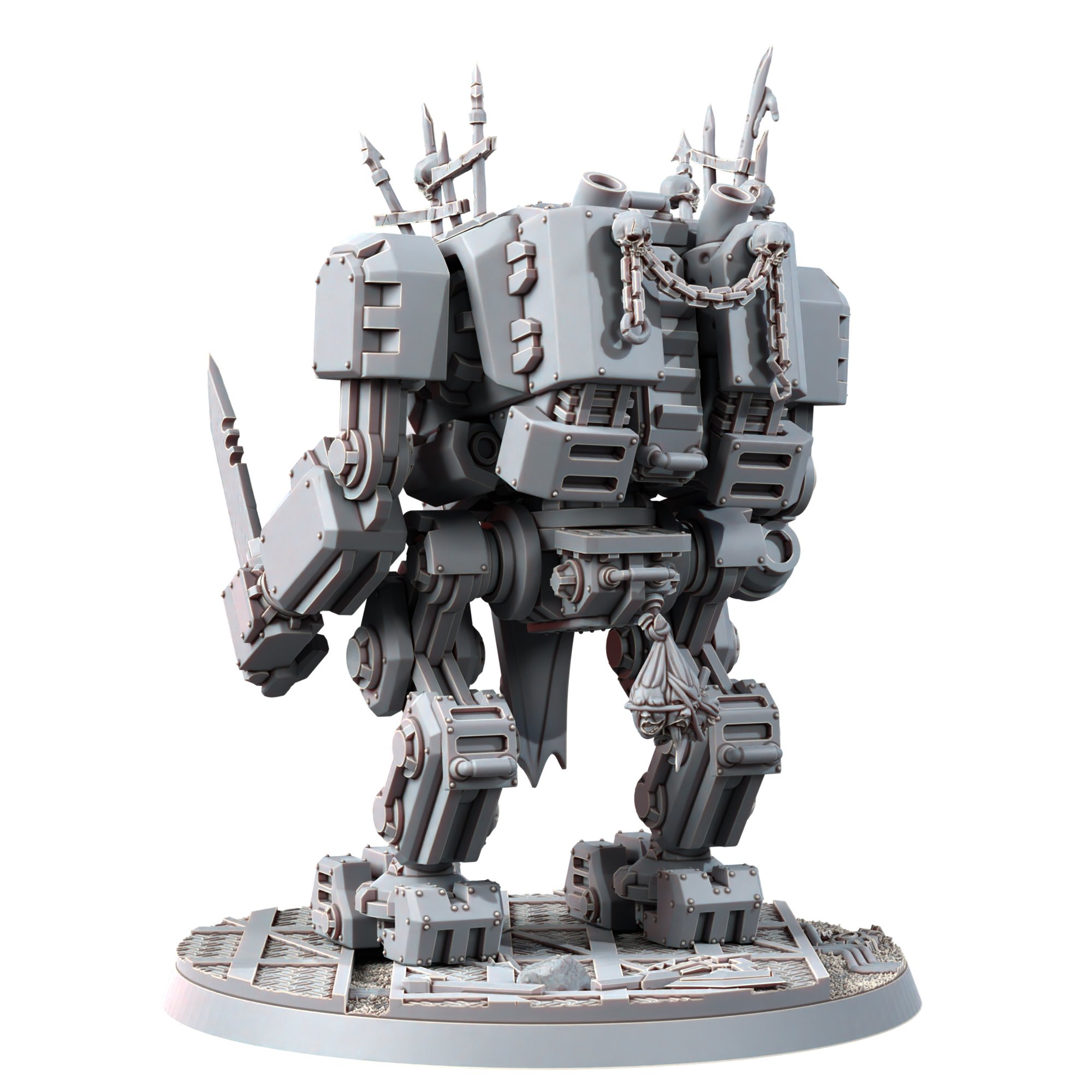 RENEGADES TRAITORS PURGE STRIDER WITH FLAMER AND KNIFE – Wargame Exclusive