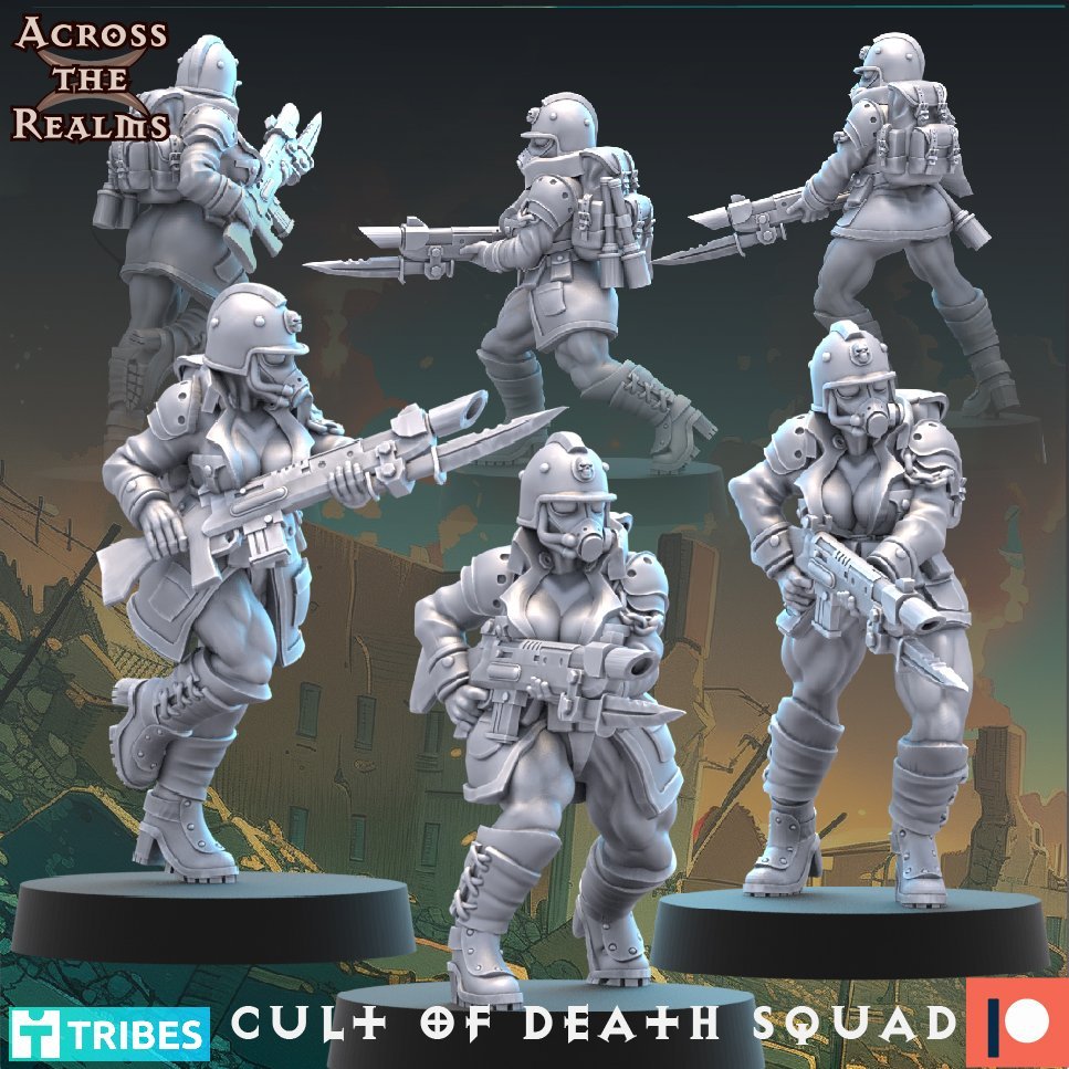 CULT OF DEATH SQUAD (PIN-UP) – Wargame Exclusive