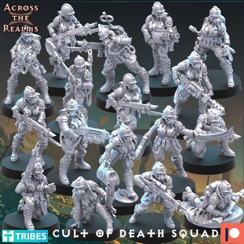 CULT OF DEATH SQUAD (PIN-UP) – Wargame Exclusive