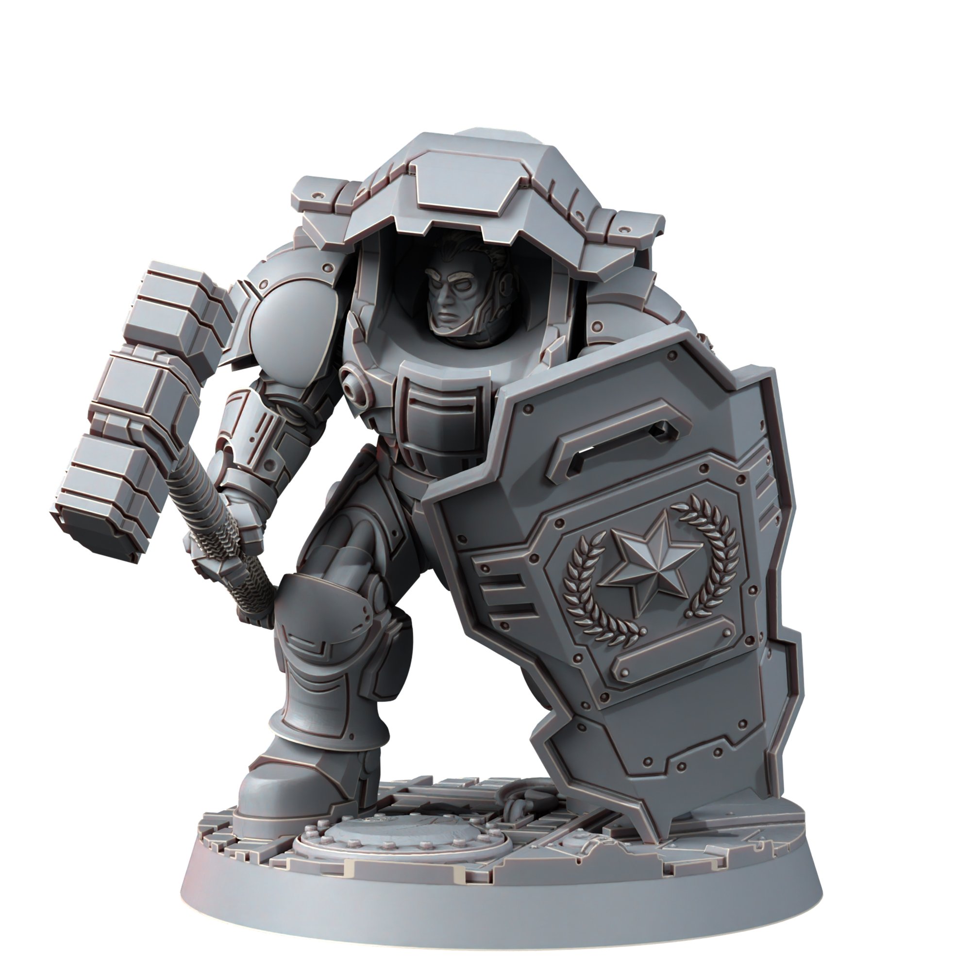 SPACE CORPS MYRMIDON ARMADILLOS WITH MELEE WEAPONS (6U) – Wargame Exclusive