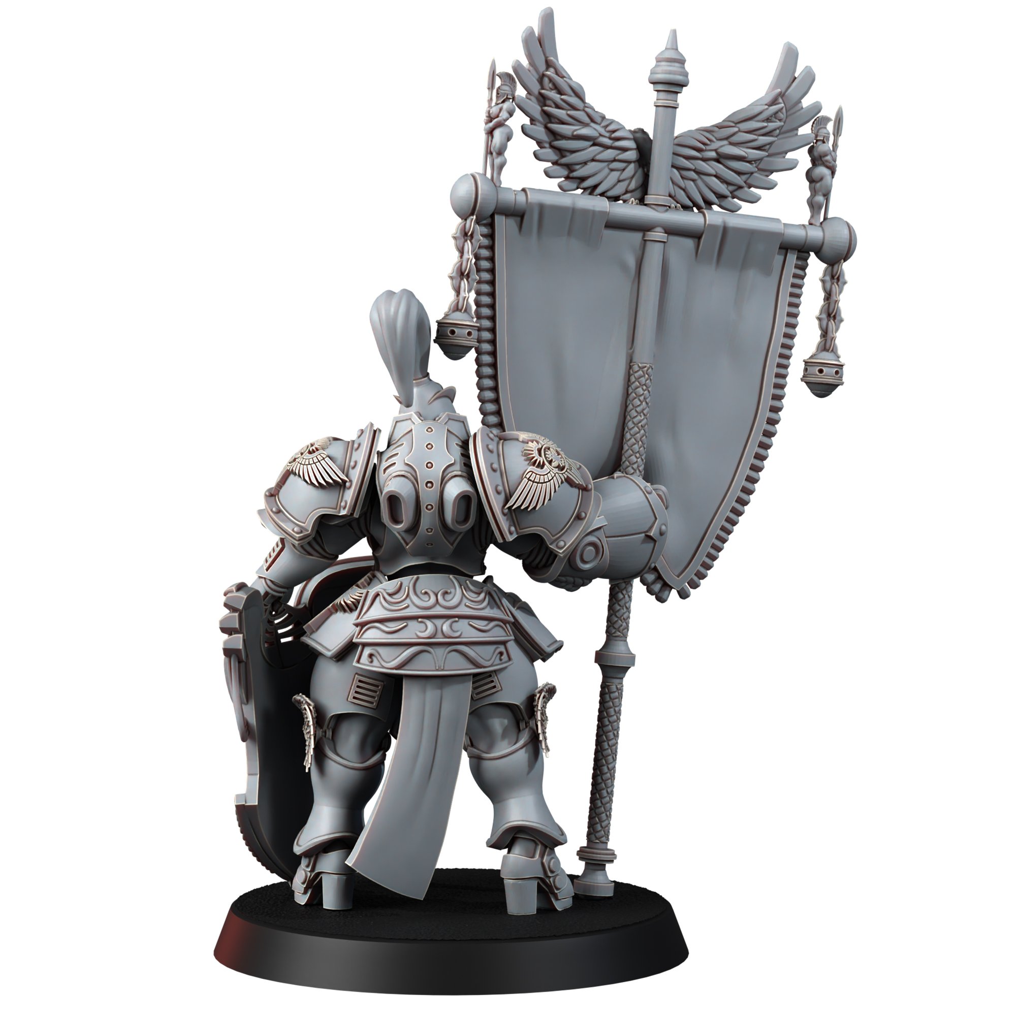 IMPERIAL FEMALE CORPS GOLDEN LADIES STANDARD BEARER V2 – Wargame Exclusive