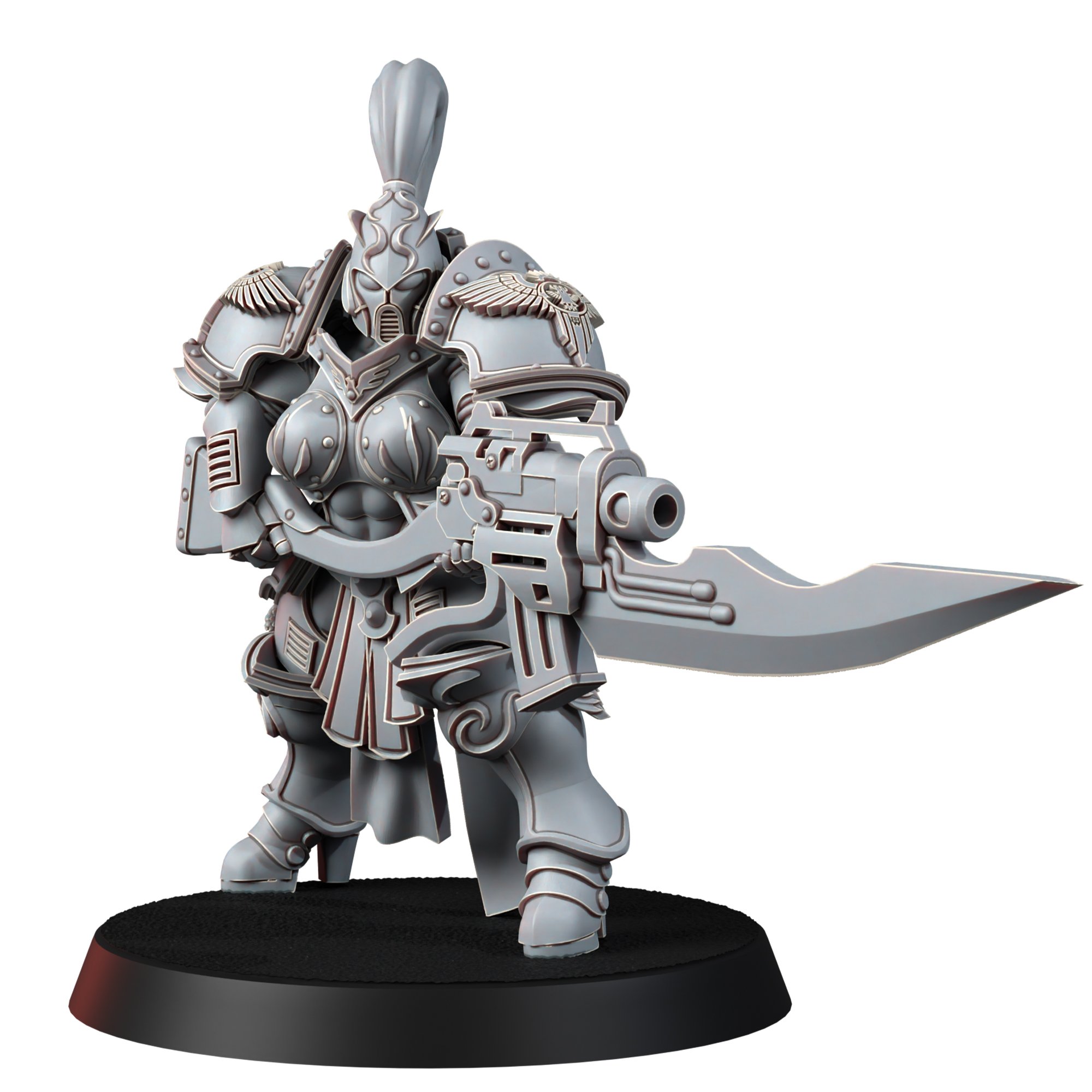 IMPERIAL FEMALE CORPS GOLDEN LADIES WITH SPEARS (5U) – Wargame Exclusive