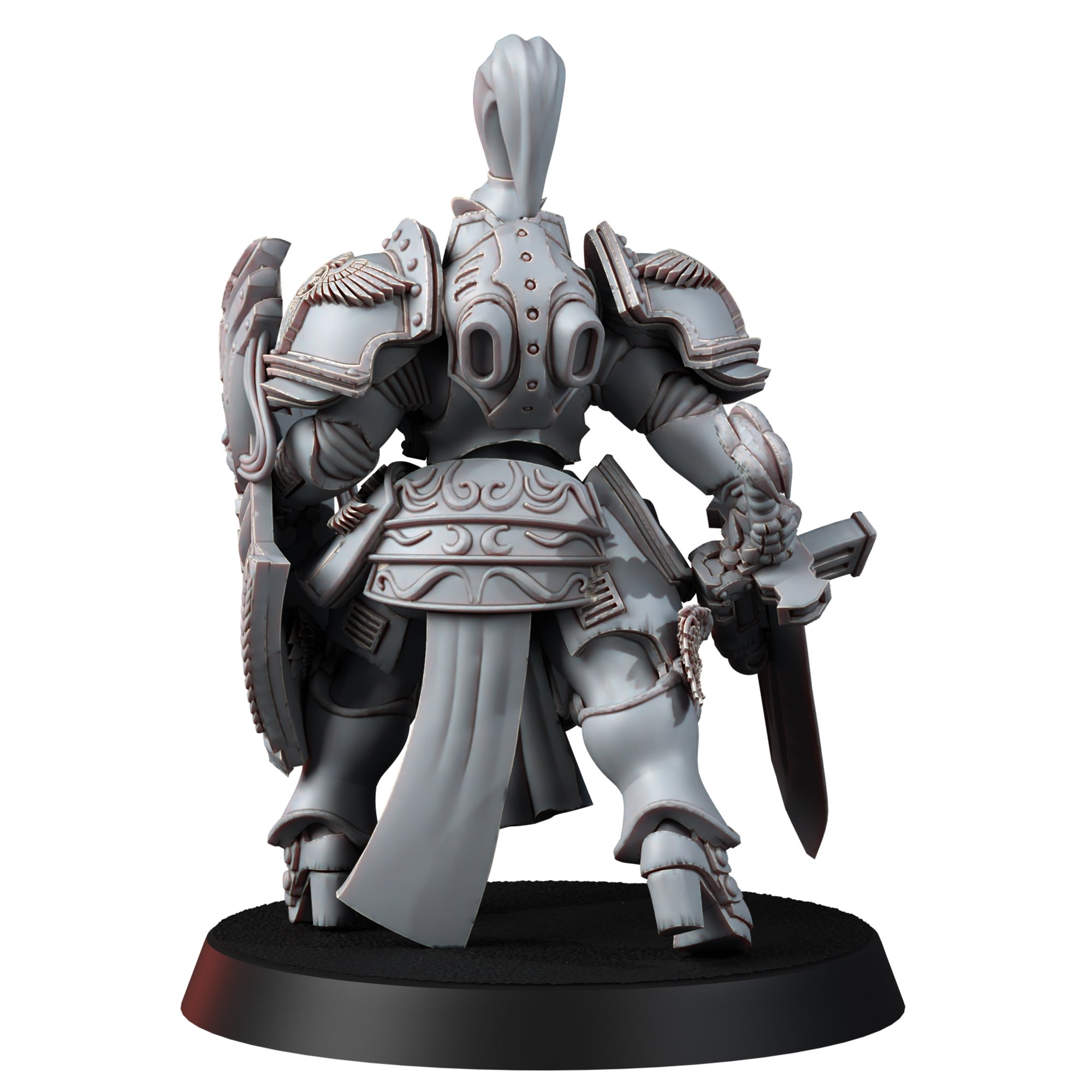 IMPERIAL FEMALE CORPS GOLDEN LADIES WITH SWORD AND SHIELD (5U ...