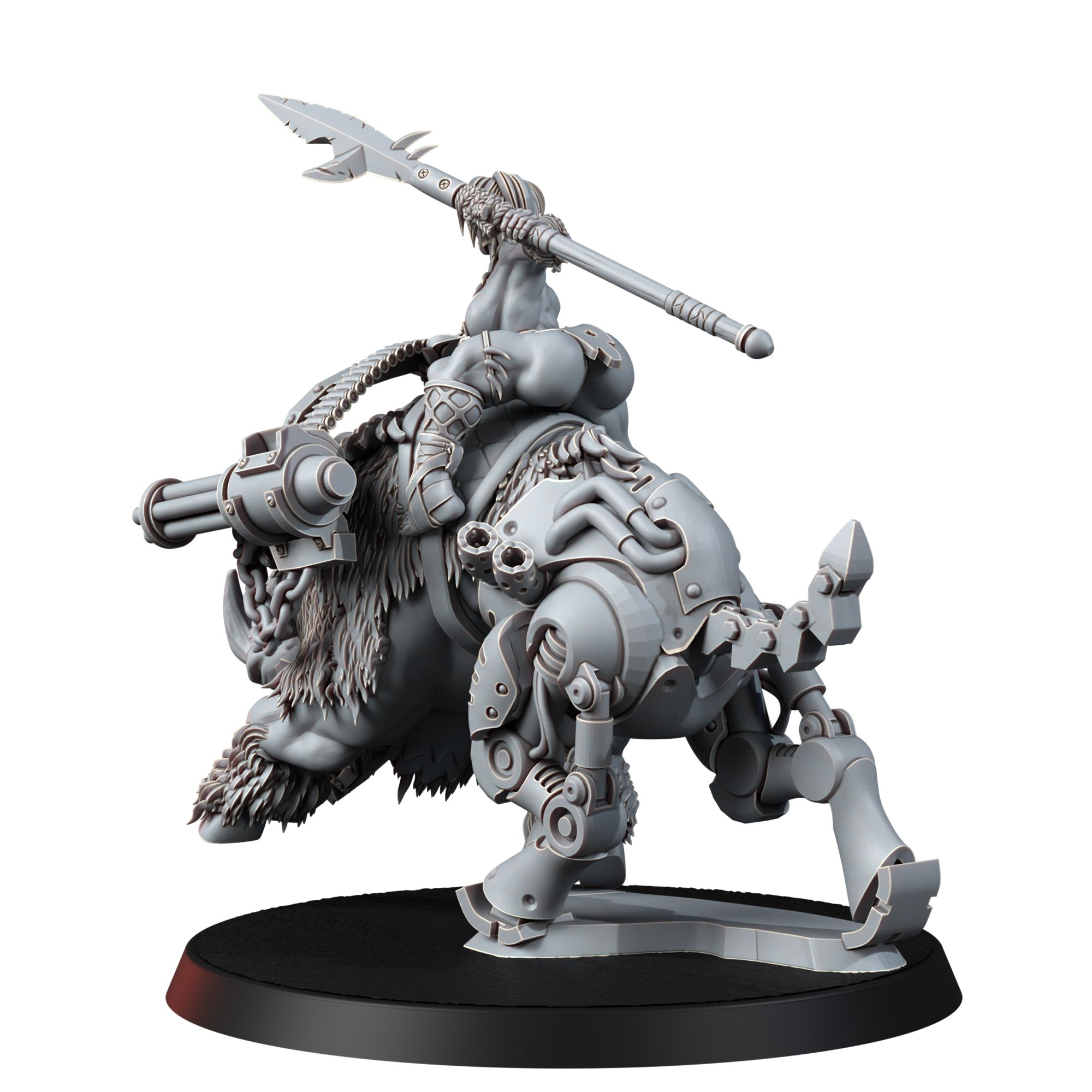 LEGION OF EXCESS SHE-ORC RHINOX RIDERS (PIN-UP) (3U) – Wargame Exclusive