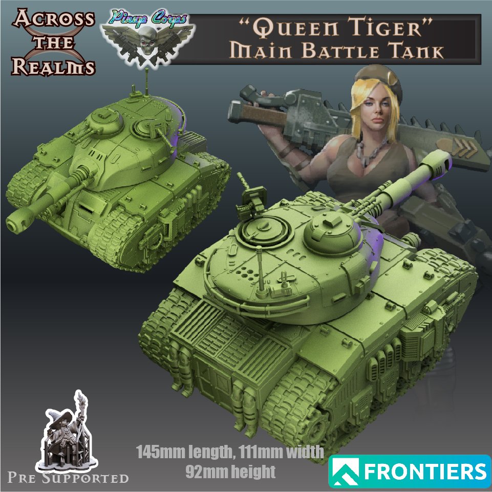 FEMALE CORPS QUEEN TIGER MAIN BATTLE TANK – Wargame Exclusive