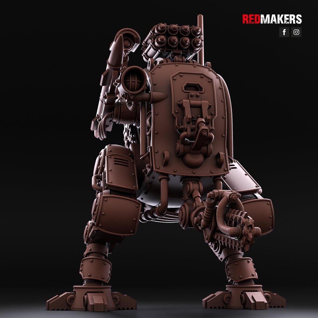 SOLAR GUARD MECH WITH MISSILE LAUNCHER – Wargame Exclusive