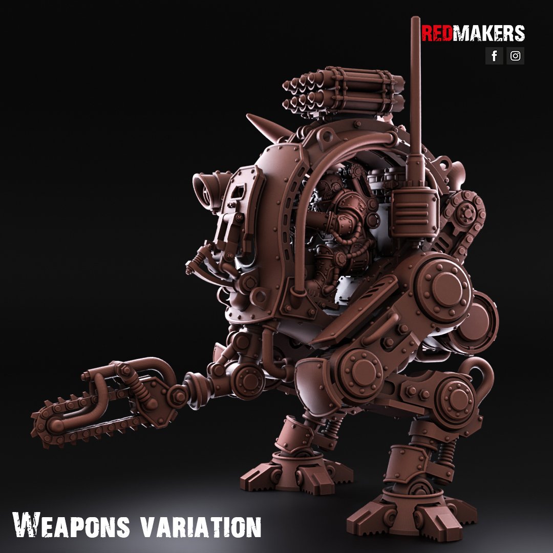 SOLAR GUARD MECH WITH MISSILE LAUNCHER – Wargame Exclusive