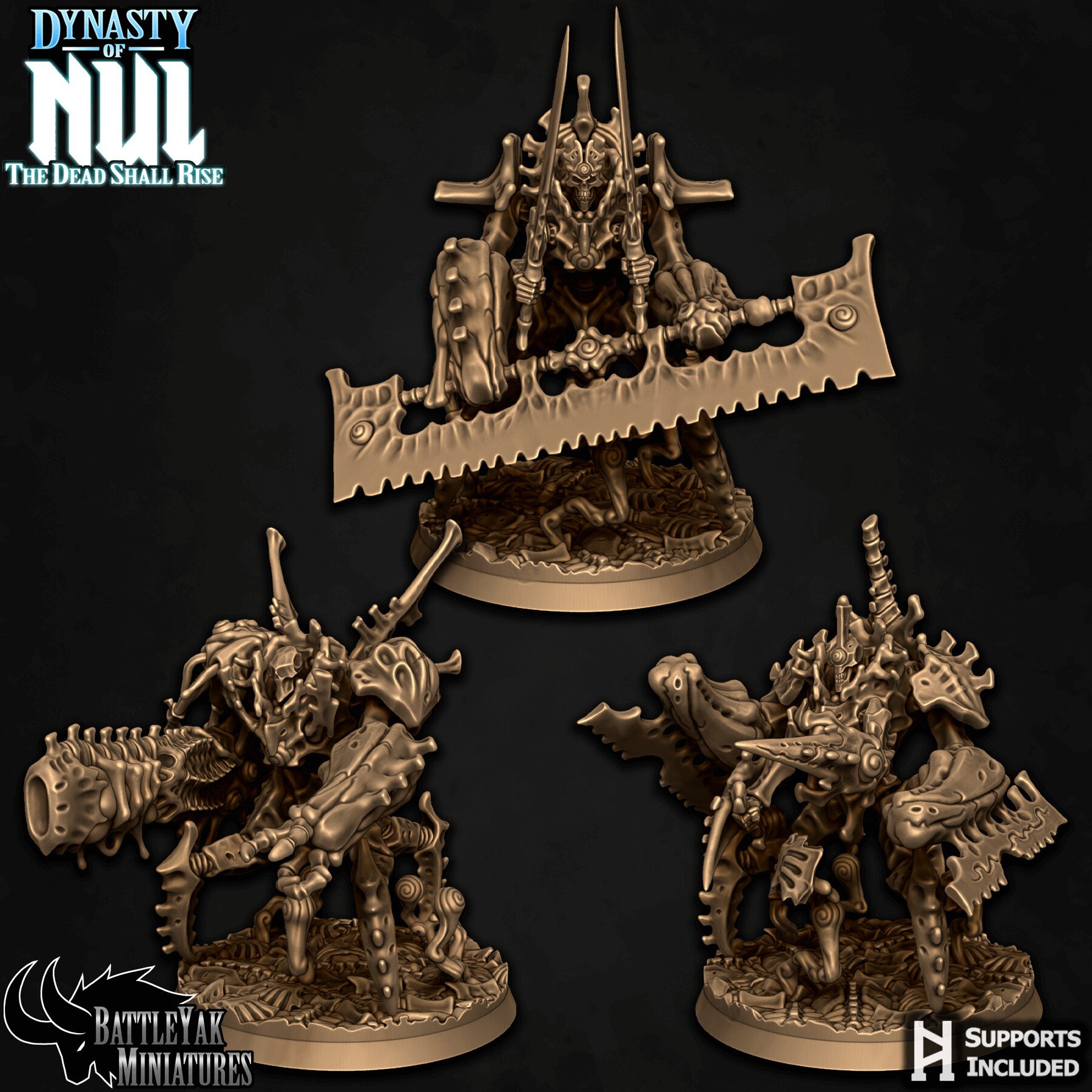 DYNASTY OF NUL REBORN THANACRON IMMORTAL V3 – Wargame Exclusive