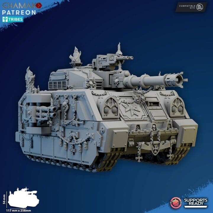KNIGHTS OF THE TEMPLE TEMPLAR TACTICAL TANK – Wargame Exclusive