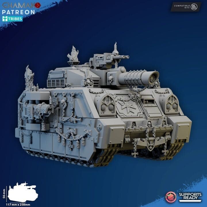 KNIGHTS OF THE TEMPLE TEMPLAR TACTICAL TANK – Wargame Exclusive