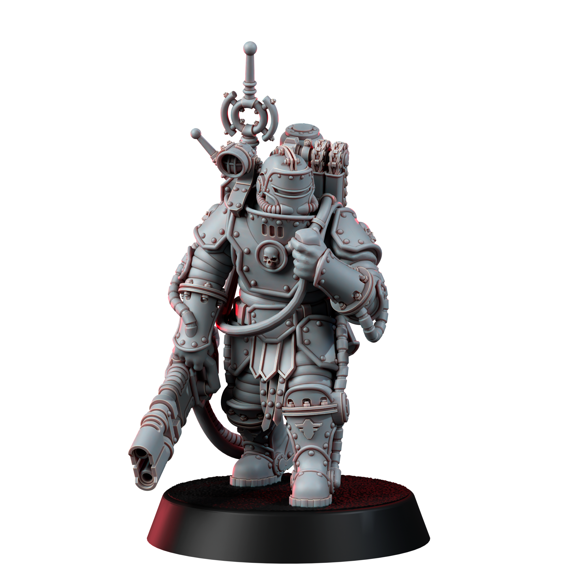 SOLAR GUARD INFANTRY WITH HOT-SHOT VOLLEY GUN – Wargame Exclusive