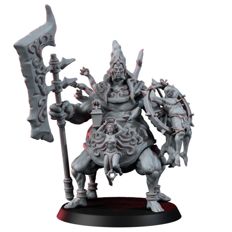 DESERT VILLAGE TEMPLE HEADSMAN REMAKE V2 – Wargame Exclusive