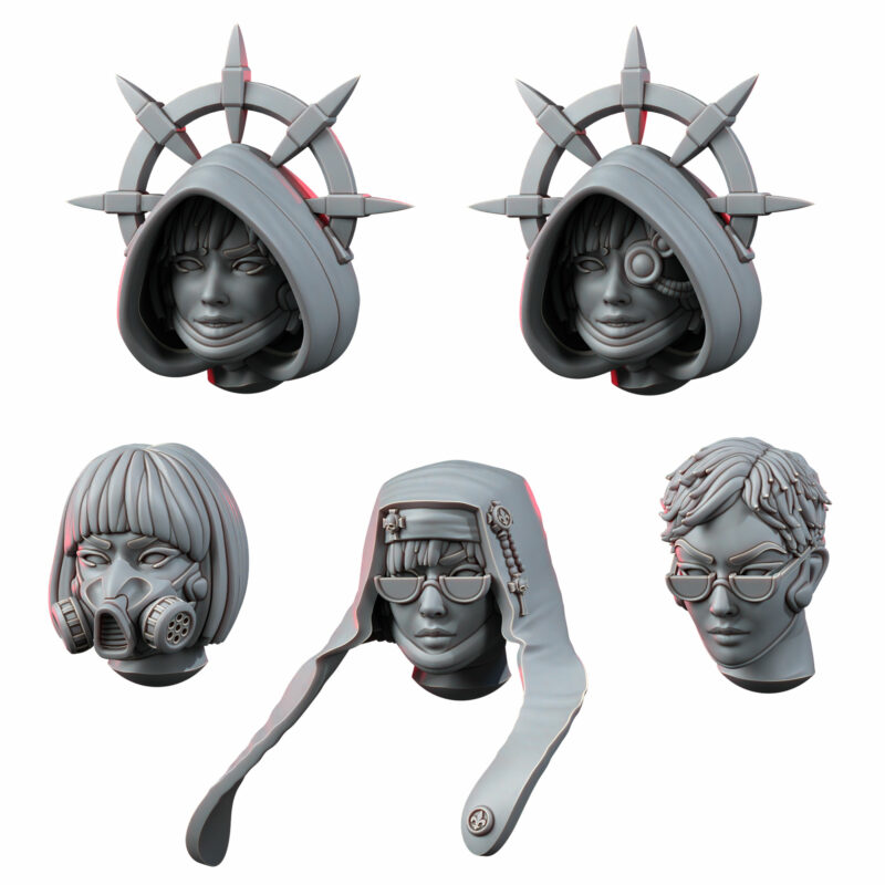 DIVINE ORDER HEROES HEAD SET – Wargame Exclusive
