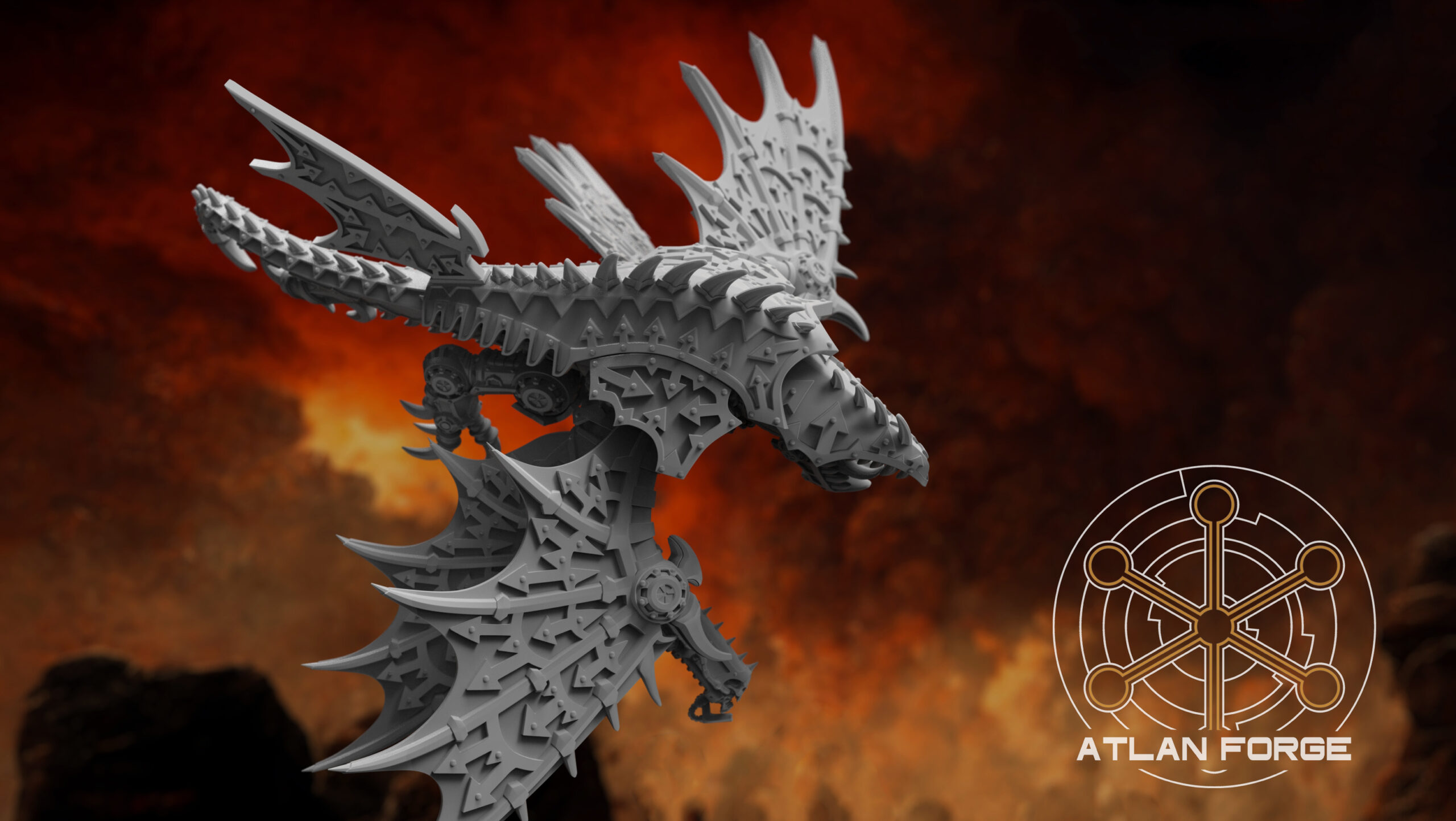 KNIGHTS OF HADES DEMONIC CYBERDRAKE – Wargame Exclusive