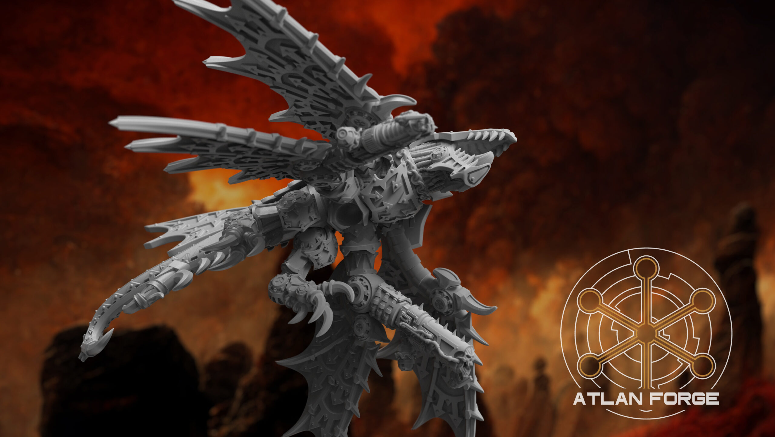 KNIGHTS OF HADES DEMONIC CYBERDRAKE – Wargame Exclusive
