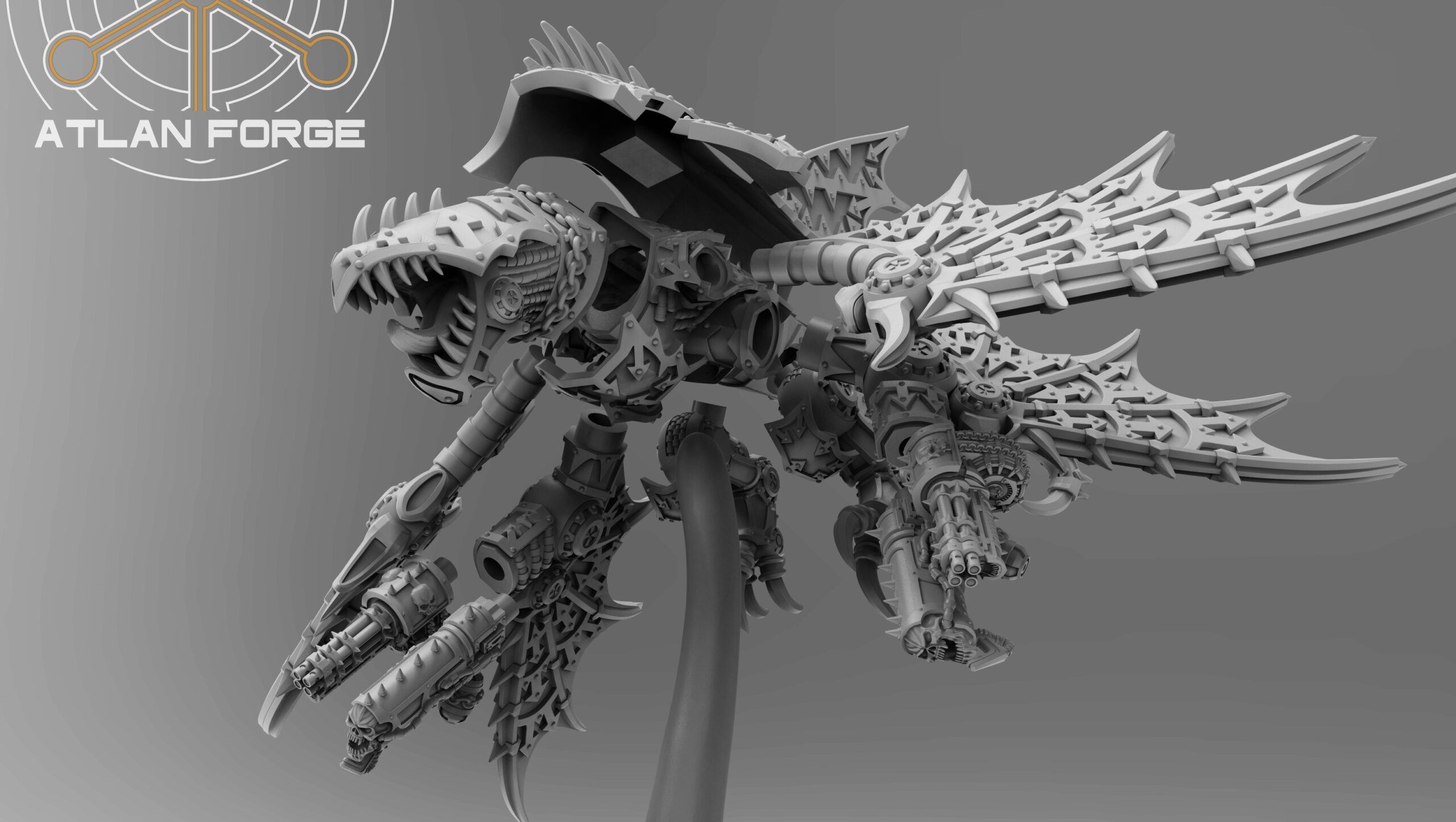 KNIGHTS OF HADES DEMONIC CYBERDRAKE – Wargame Exclusive