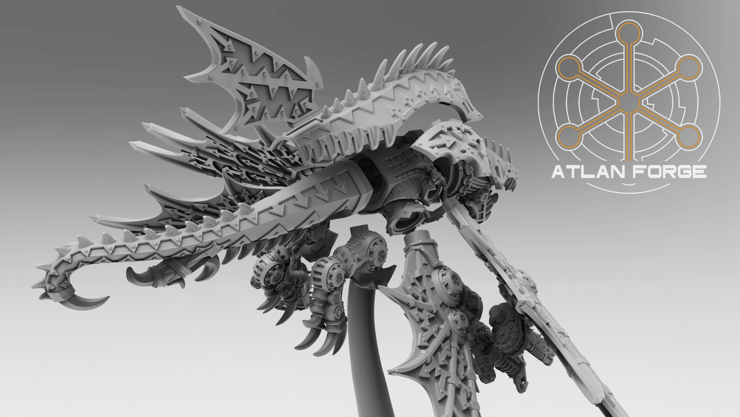 KNIGHTS OF HADES DEMONIC CYBERDRAKE – Wargame Exclusive